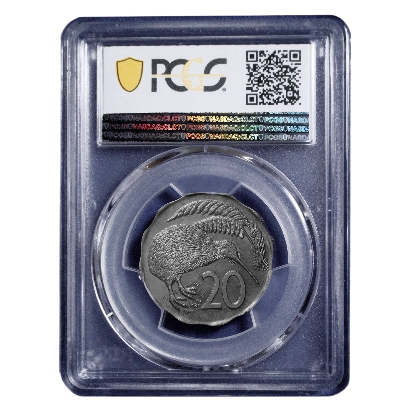 1975 New Zealand/Hong Kong Scalloped 20 Cents Error - Aventine Numismatics